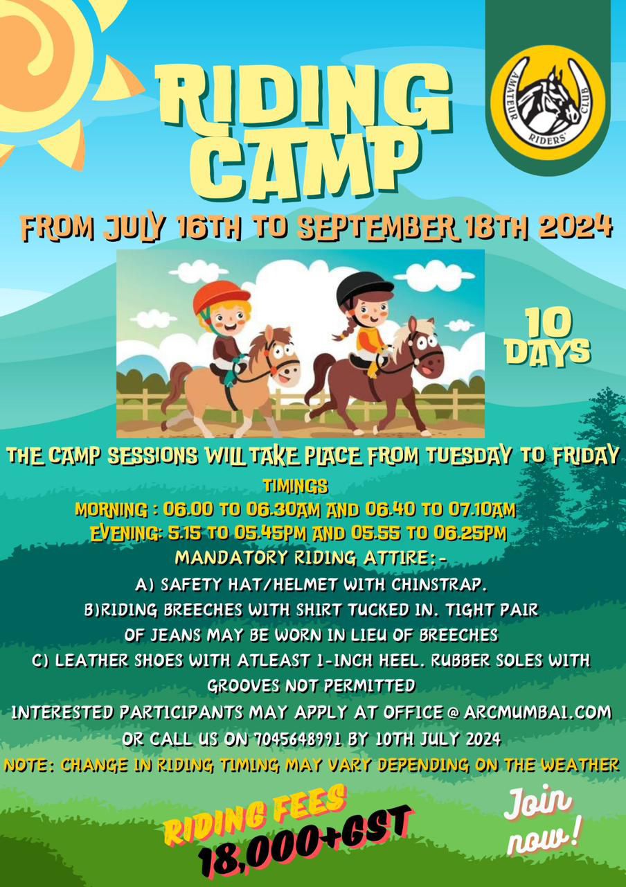 Amateur Riders' Club | Activities | Riding camps